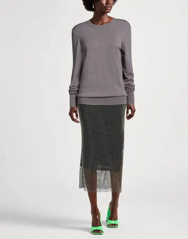 SILVIAN HEACH Viscose And Polyester Knit Sweater - Grey