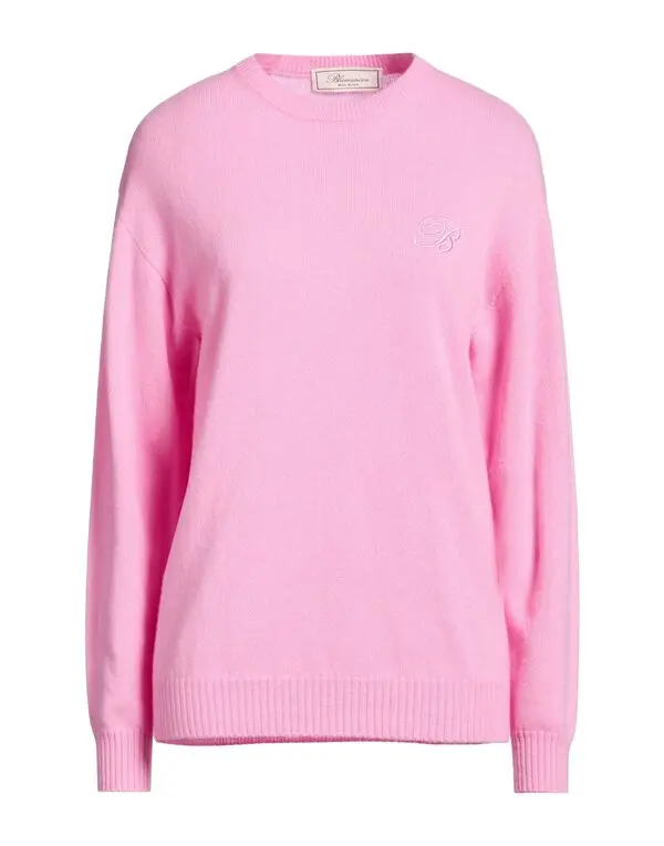 Blumarine Cashmere Crewneck Sweater - Pink