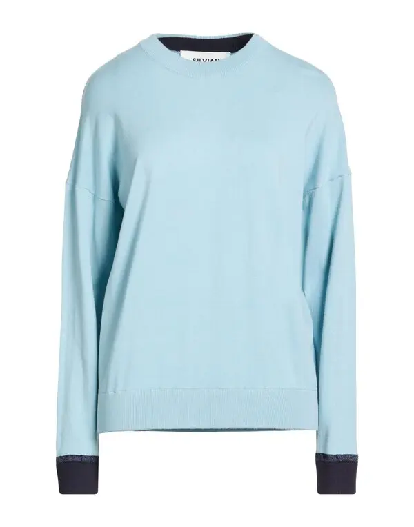SILVIAN HEACH Midnight Viscose & Polyester Knit Sweater