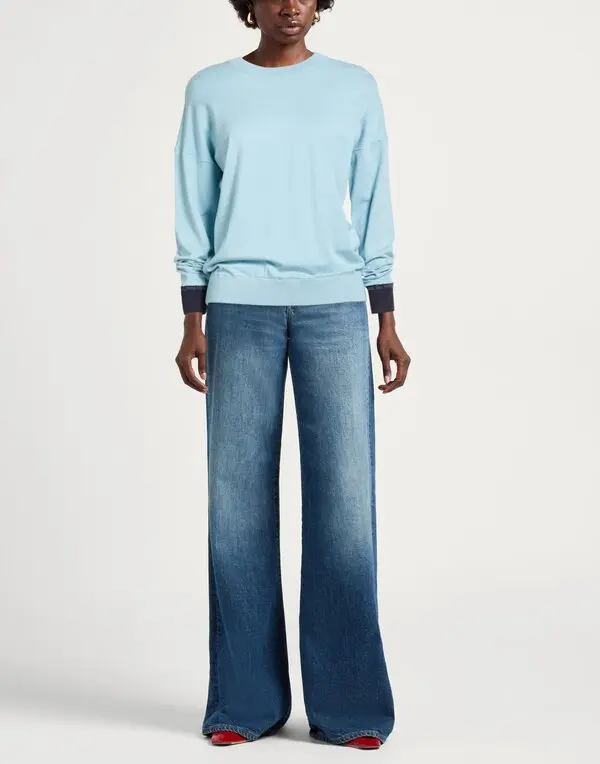 SILVIAN HEACH Midnight Viscose & Polyester Knit Sweater