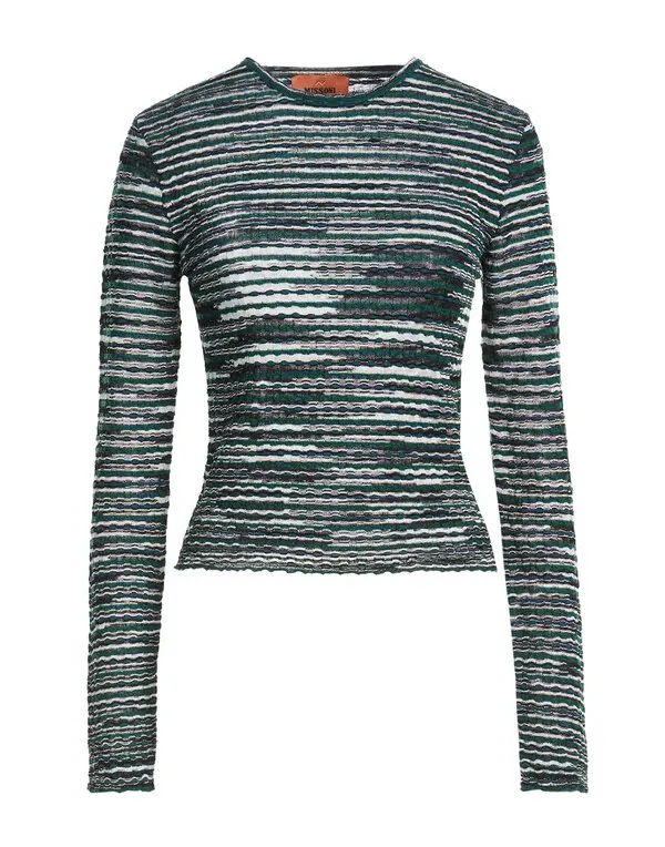 Missoni Viscose, Wool, Polyamide, And Elastane Crewneck Sweater