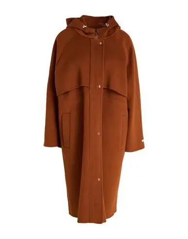 PALTO' Tan Wool And Nylon Parka