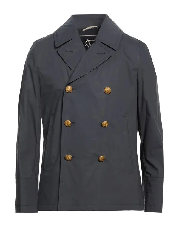 SEALUP Cotton Poplin Double-breasted Jacket - Navy