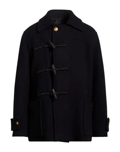 SEALUP Midnight Wool And Polyamide Duffle Coat