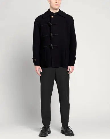 SEALUP Midnight Wool And Polyamide Duffle Coat