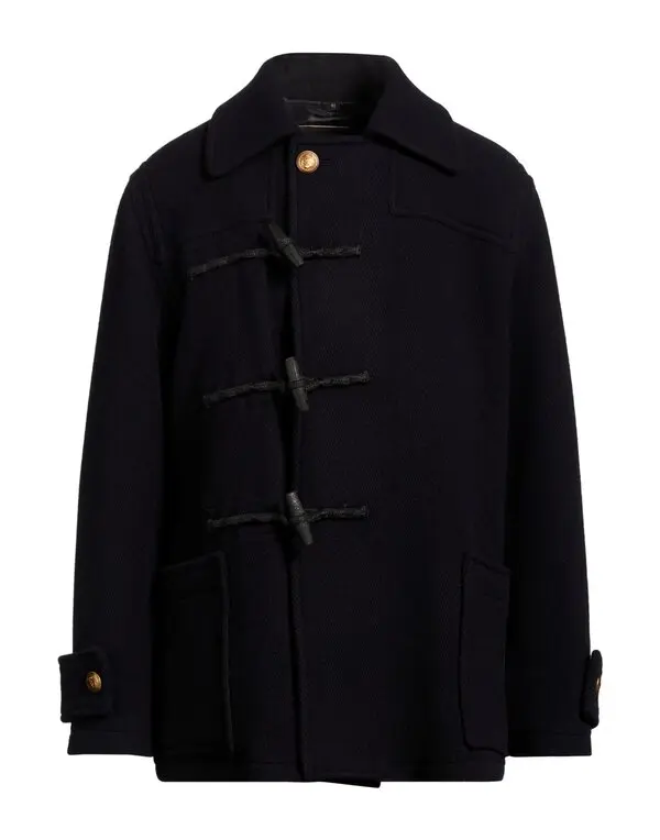 SEALUP Midnight Wool And Polyamide Duffle Coat