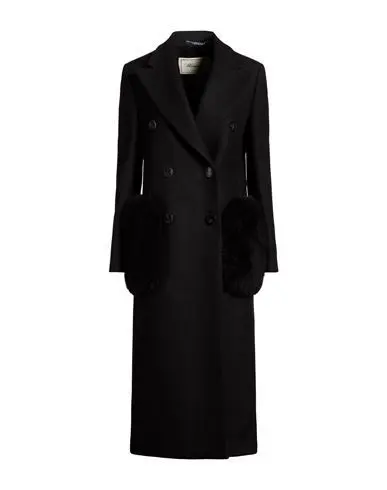 Blumarine Wool And Polyamide Double-breasted Coat