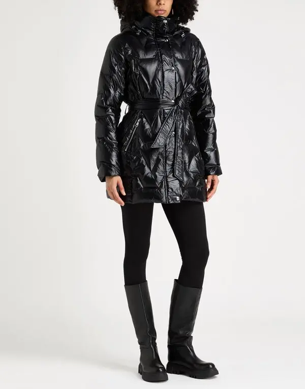 Karl Lagerfeld Nylon Down Puffer Coat