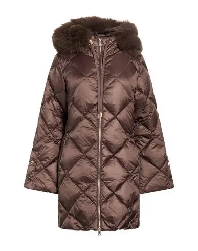 OLTRE Light Polyamide Puffer Coat - Brown