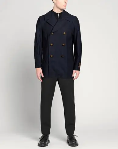 SEALUP Linen And Cotton Blend Trench Coat