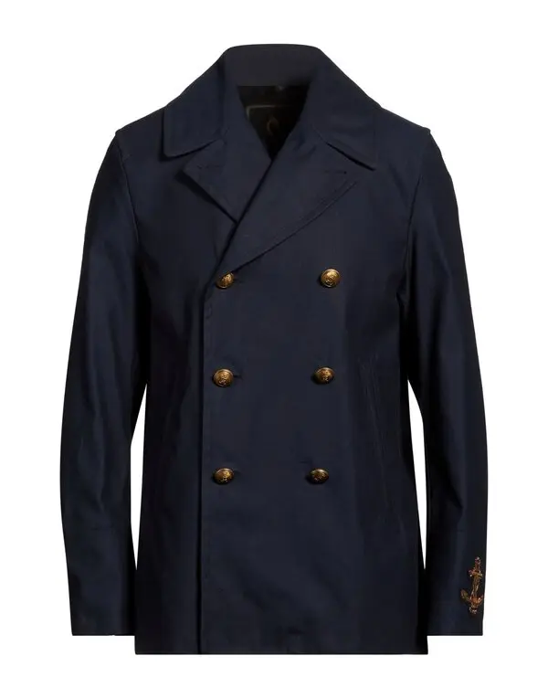 SEALUP Linen And Cotton Blend Trench Coat