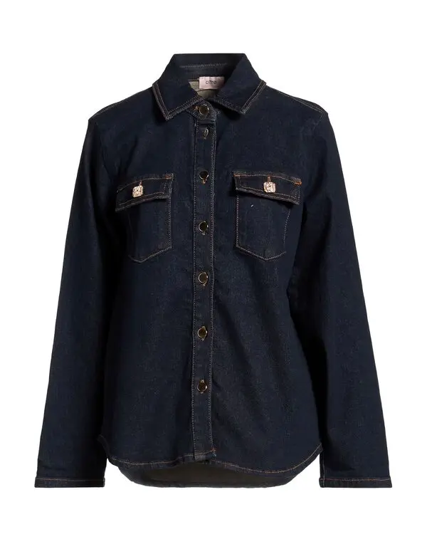 OLTRE Cotton Elastane Denim Shirt