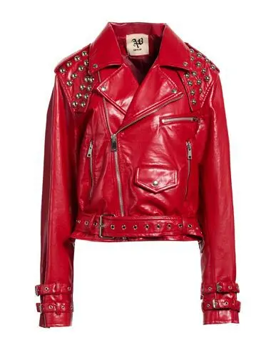 ANIYE BY Appliqué Studded Biker Jacket