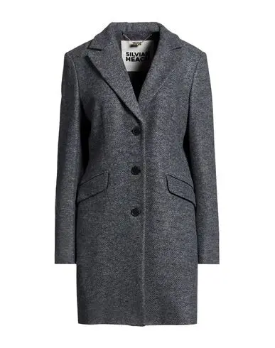 SILVIAN HEACH Polyester Single-breasted Coat - Grey