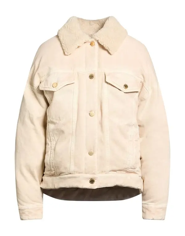 Khrisjoy Two-tone Down-filled Denim Jacket