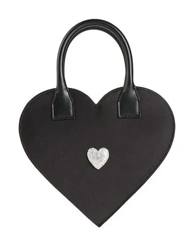 Mach & Mach Embellished Top Handle Handbag - Black