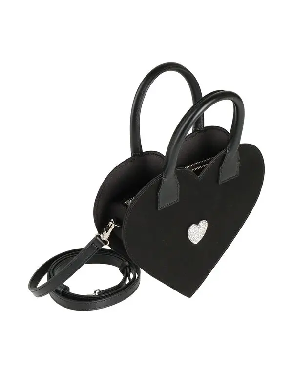 Mach & Mach Embellished Top Handle Handbag - Black