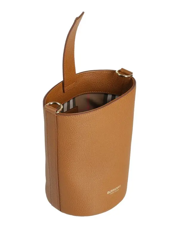 Burberry Calfskin Cross-body Bag - Brown