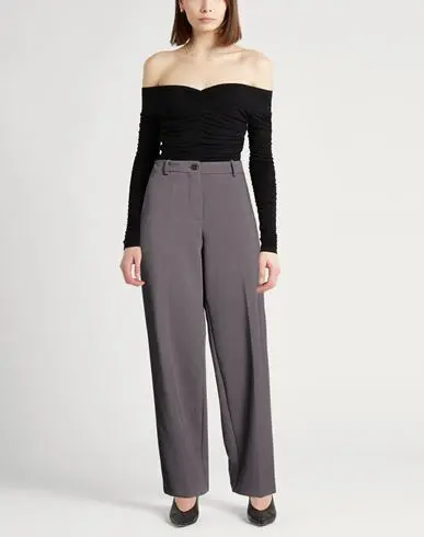 ALYSI Charcoal Polyester, Viscose, Elastane Tapered Pants