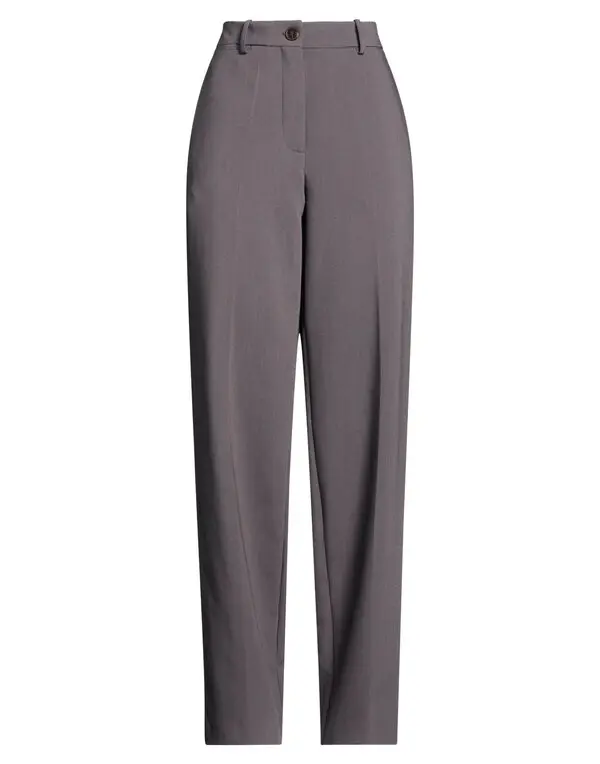 ALYSI Charcoal Polyester, Viscose, Elastane Tapered Pants