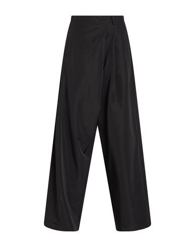 ALYSI Virgin Wool And Polyamide Tapered Pants - Black
