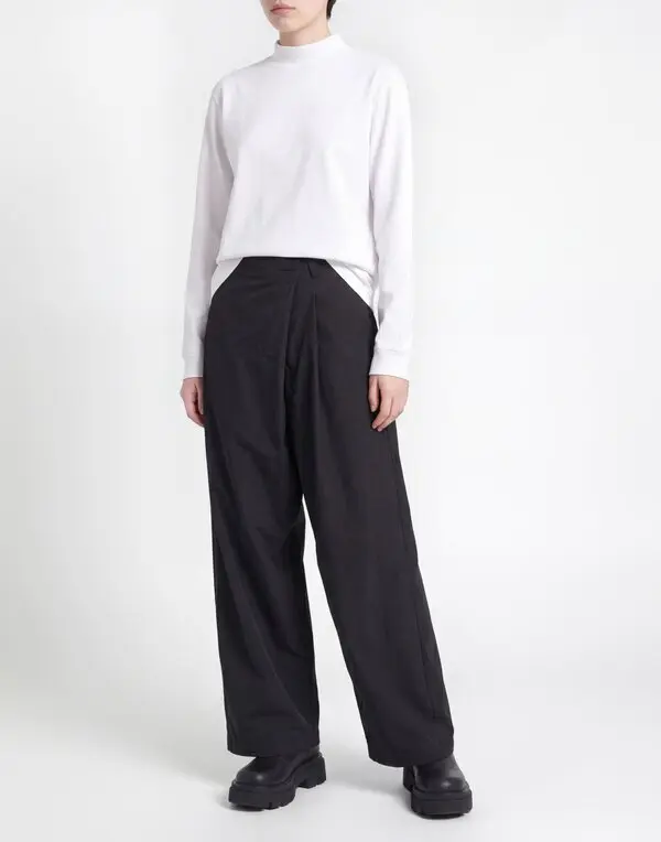 ALYSI Virgin Wool And Polyamide Wide-leg Pants