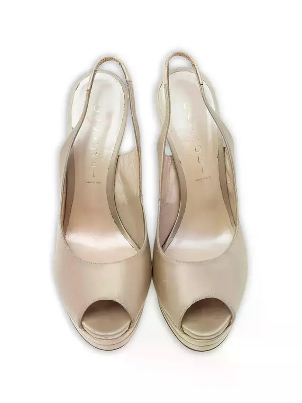 Casadei Embellished Peep-toe Sandals