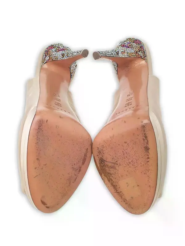Casadei Embellished Peep-toe Sandals
