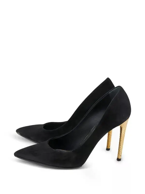LOUIS VUITTON Suede Pointed-toe Pumps