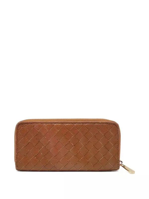 Michael Kors Woven Zip-around Wallet