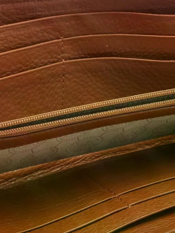 Michael Kors Woven Zip-around Wallet