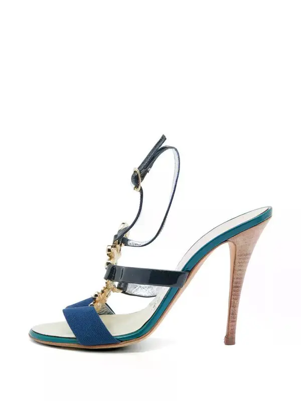 GIUSEPPE ZANOTTI Embellished Slingback Sandals