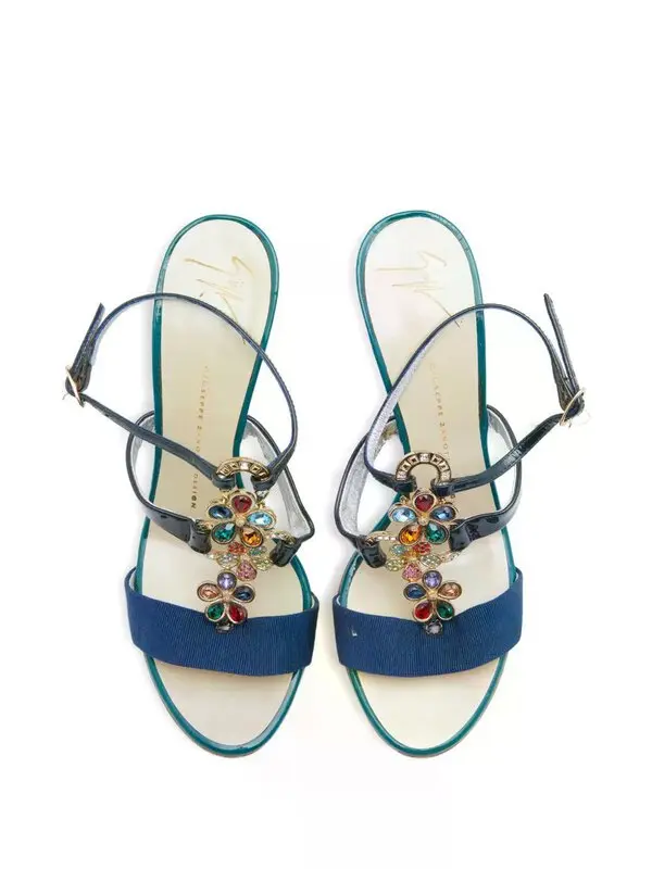 GIUSEPPE ZANOTTI Embellished Slingback Sandals