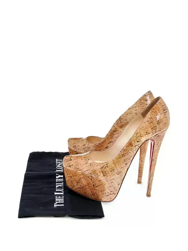 CHRISTIAN LOUBOUTIN Highness Peep-toe Platform Pumps
