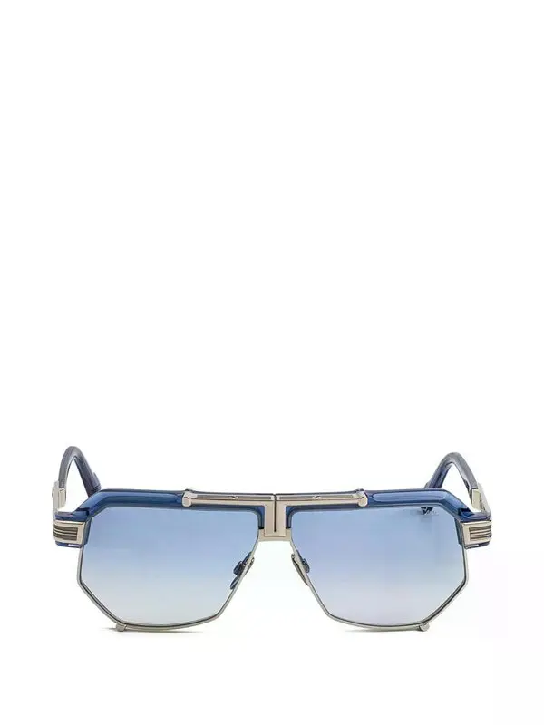 Cazal Geometric Frame Sunglasses - Blue