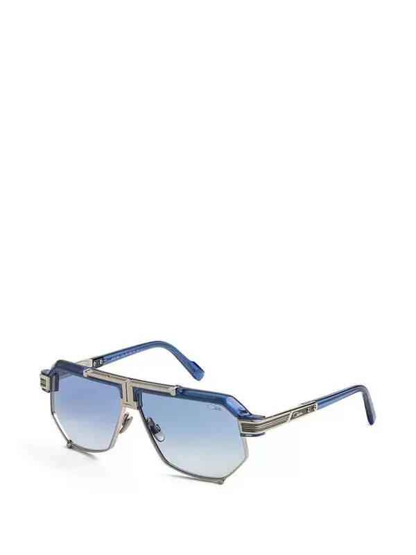 Cazal Geometric Frame Sunglasses