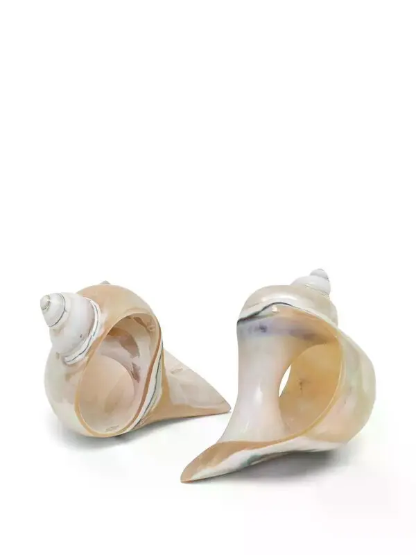 GOHAR WORLD Shell Napkin Rings