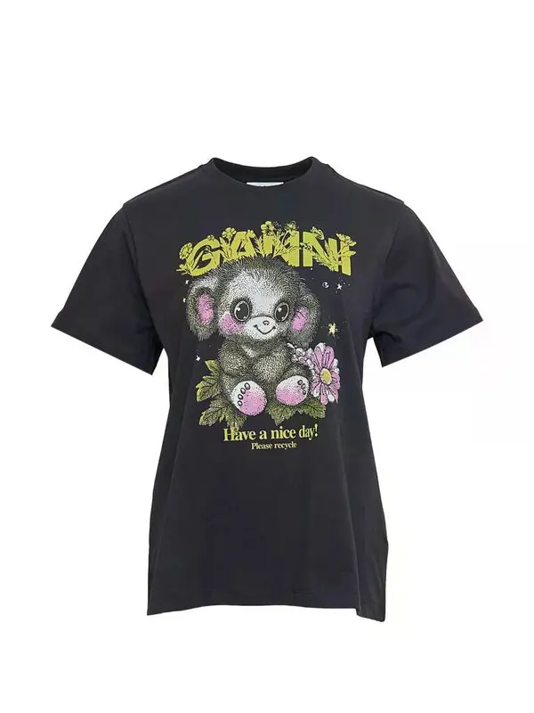 GANNI Graphic Print T-shirt