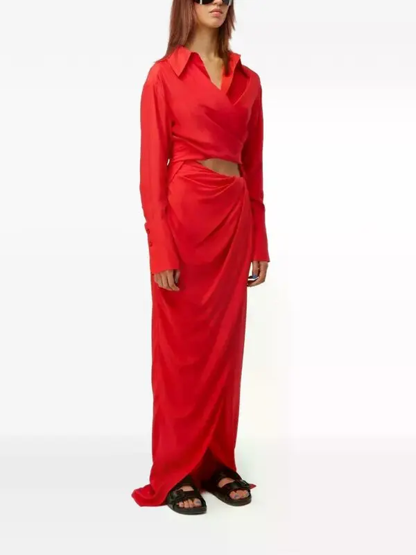 Gauge81 Sabinas Wrap Shirt - Red