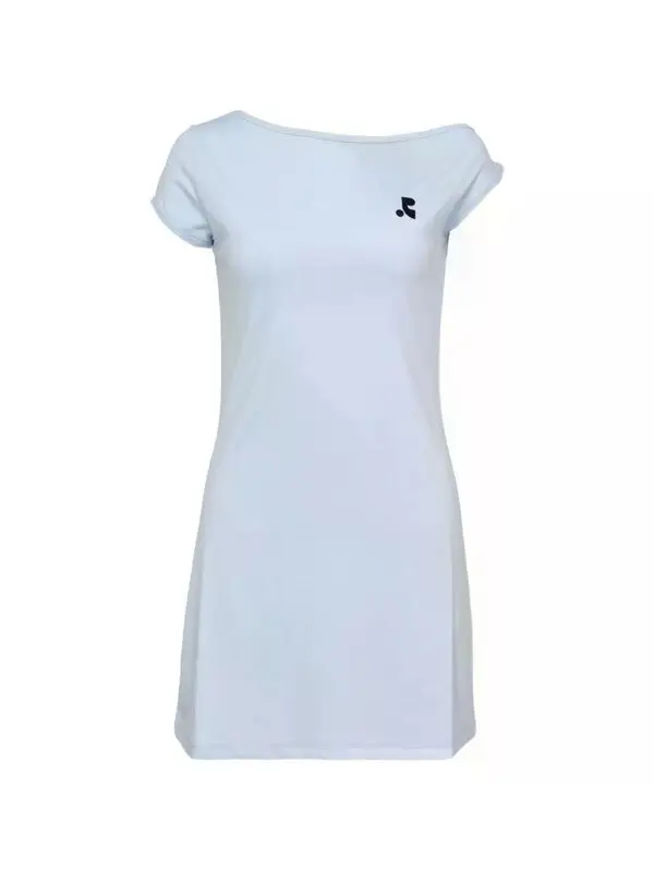 REST & RECREATION One-shoulder Mini Dress With Logo Print