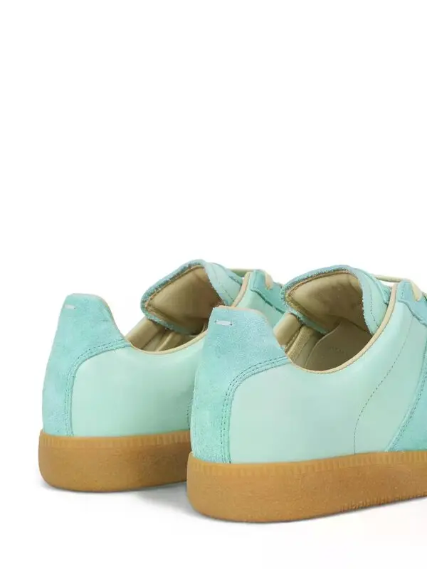 MAISON MARGIELA Replica Suede-panelled Sneakers - Blue