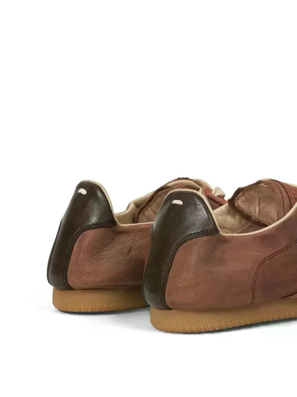 MAISON MARGIELA Replica Soft Panelled Leather Sneakers - Brown
