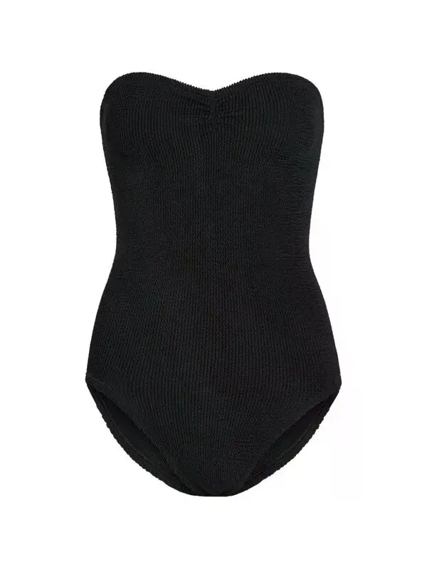Hunza G Brooke Crinkled Swimsuit - Black