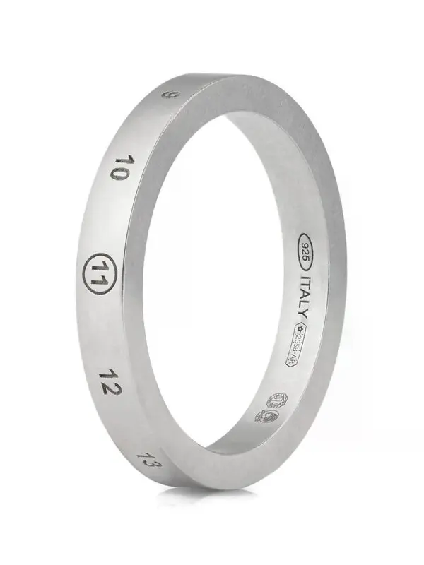 MAISON MARGIELA Number Reference Ring - Silver