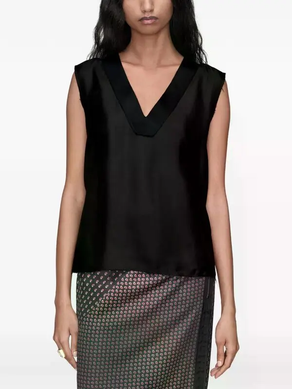 MAISON MARGIELA Bonded Creases Sleeveless Top