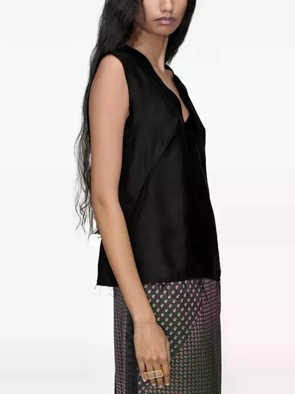 MAISON MARGIELA Bonded Creases Sleeveless Top