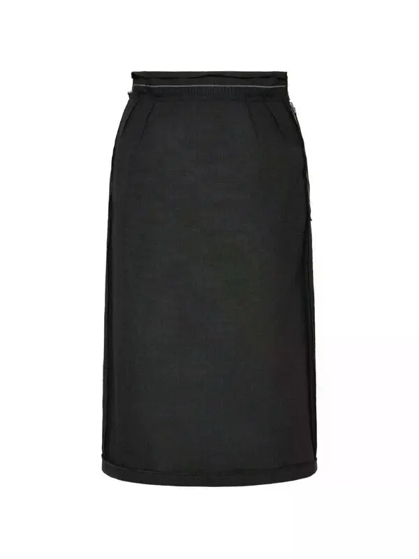 MAISON MARGIELA Pleated Midi Skirt