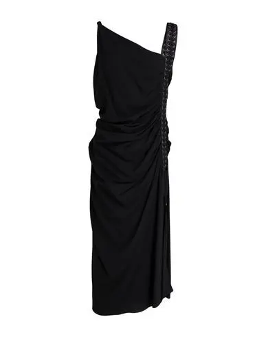 Dolce & Gabbana Draped Neckline Sleeveless Midi Dress
