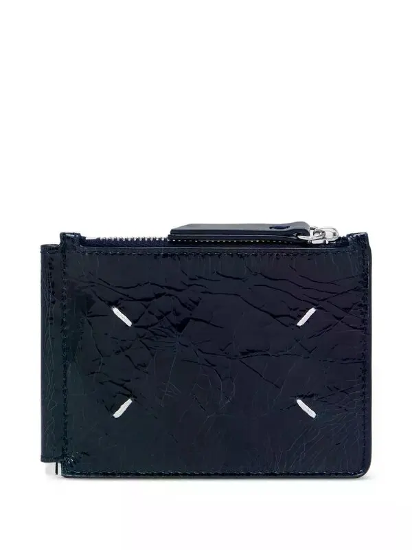 MAISON MARGIELA Four Stitches Pincer Wallet - Blue
