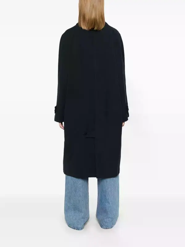 Closed Cotton Midi Coat